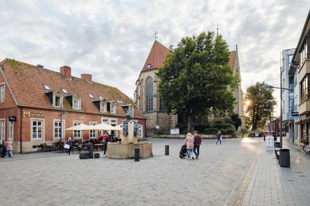Marktplatz und Innenstadt Greven - GREENBOX